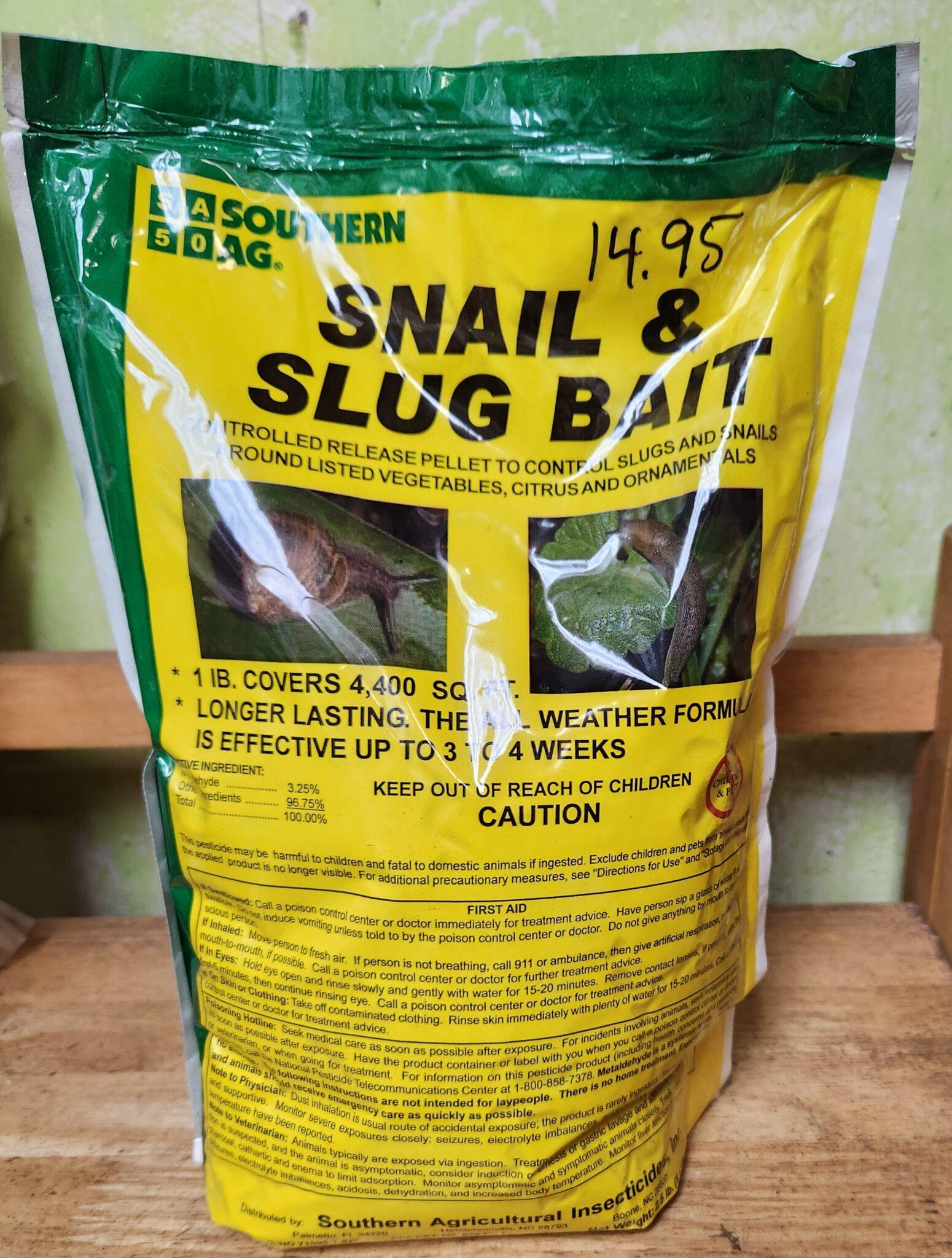 Slug and Snail Bait 2# - Green Barn Orchid and Aroid Supplies