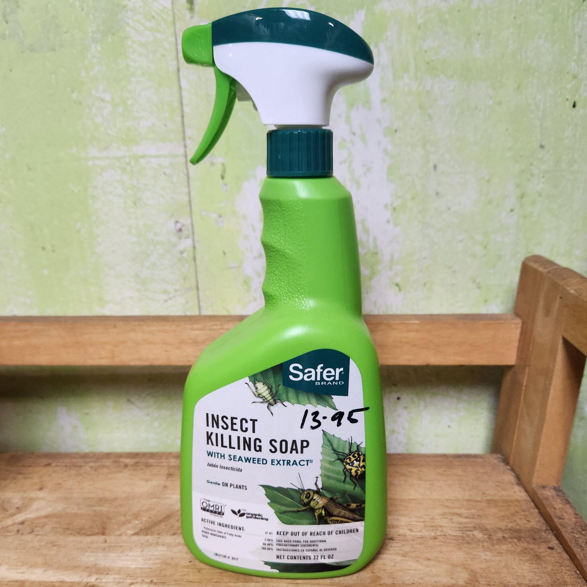 Safer Insect Killing Soap 32 oz. - Green Barn Orchid and Aroid Supplies