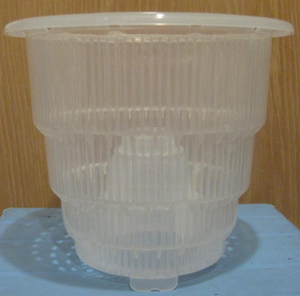 Crystal-Air 5" heavy duty clear plastic pot